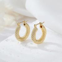 China High Fashion Womens Jewellery Chunky 14K Gold Textured Hoop Earrings for Women Girls for sale