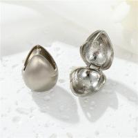 China Korean Style Fashion Design Brushed Effect Hoop Earrings High Quality Gold Silver Plating for Women for sale