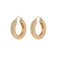 China High Quality Brass 14K Gold Plated Hoop Earrings for Women for sale