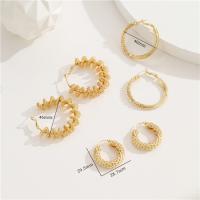 China High Quality Brass 14K Gold Plated Hoop Earrings for Women for sale