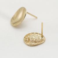 China Wholesale Diy Earring Accessories Fashion Hypoallergenic 925 Silver Needle Disc Earrings Glossy Women's Earrings for sale