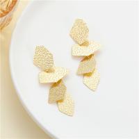 China New Hot Selling Luxury 14K Gold Plated Jewelry Dangle Design Geometric 925 Silver Needle Stud Earrings for Women Girls for sale