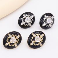 China Lovely Trendy Earring Stud Earrings Female Silver Needle Black White Love Zirconia Rope Shape Wholesale for Women Girls for sale