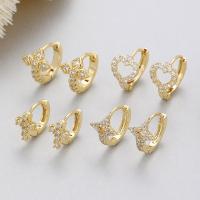 China 14K Gold Factory Wholesale Love Star Ear Buckle New Earrings Female Temperament Simple Small Earrings for sale