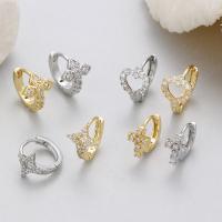 China 14K Gold Factory Wholesale Love Star Ear Buckle New Earrings Female Temperament Simple Small Earrings for sale