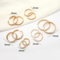 China Factory Wholesale Fashion Female Round Multi Sizes Large Circle Earrings Inlaid With Zircon Hoop Earring for sale