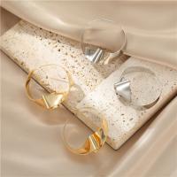 China Fashion Water Waves Gold-Plated Earrings Irregular Folds Ring Earrings 925 Silver Needle Earrings Wholesale for sale