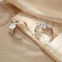 China Fashion Water Waves Gold-Plated Earrings Irregular Folds Ring Earrings 925 Silver Needle Earrings Wholesale for sale