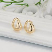 China Factory Wholesale 14K Gold Plated Irregular Shape Stud Earring for sale