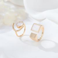 China Wholesale Engagement Wedding Korean Style Simple Finger Adjustable Shell Open Women Rings for Ladies Jewelry for sale