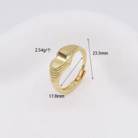 China Jiexing Trendy Finger Rings 14K Gold Plated Adjustable Rings Evil Eye Jewelry for sale