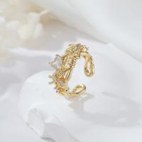 China Trending Engagement Ladies Flower Heart Shape Unique Adjustable Stacking Finger Rings for Women for sale