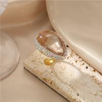 China Hot Sale New 14K Gold Plated Baroque Natural Pearl Ring Finger Ring Jewelry for Women for sale