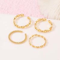 China Latest Dainty Adjustable 14K Gold Plated Ring Bulk Jewelry Design for Women for sale