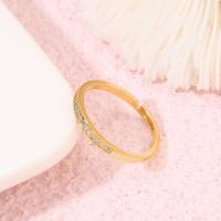 China 14K Gold Plated Cubic Zirconia Fashion Evil Eye Ring Adjustable  for Women Jewelry for sale