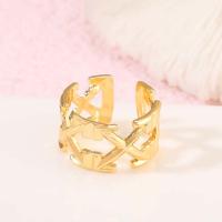 China Hot Sale New 14K Gold Plated Punk Statement Finger Ring Jewelry for Women for sale