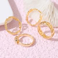 China Wholesale Trendy 14K Gold Plated Adjustable Rings Minimalist Jewelry for sale