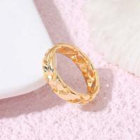 China Wholesale Trendy 14K Gold Plated Adjustable Rings Minimalist Jewelry for sale