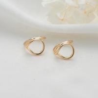 China Wholesale Irregular Simple Various Design Ring Brass 14K Gold Plated Fashion Versatile Open Adjustable Rings for sale