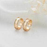 China Wholesale Irregular Simple Various Design Ring Brass 14K Gold Plated Fashion Versatile Open Adjustable Rings for sale