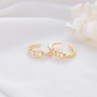 China Simple Design 14K Gold Plated Smile Face Heart Shape Open Adjustable Ring for sale