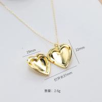 China Fashionable Charm Love Photo Box Pendant Couple Commemorative Gift Heart-Shaped Necklace Pendant Diy Jewelry Making Charms for sale