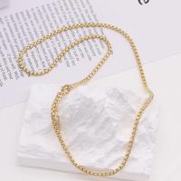 China DIY Fashion Wholesale Brass Necklace Simple Box Chain Hip Hop Personality Snake Bone Jewelry Accessories Chains for sale