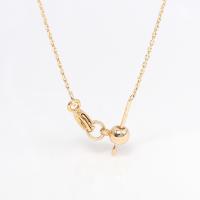 China Factory Wholesale Brass14k Gold Plated Initial Adjustable Necklace Bracelet for Diy Jewelry Making Accessories for sale
