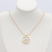 China Statement Minimalist Ladies Gold Plated Jewelry Paper Clip Pearl Pendant Long Necklace Wholesale for sale