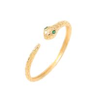 China Latest Fashion Jewelry Round Shape Two Knots 14K Gold Plated Bangle for sale