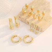 China Wholesale Fashion Geometric Water Drop Earrings for Women 14KGold Silver Plated Hoop Earrings Daily Jewelry Huggie Earrings for sale