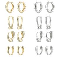 China Wholesale Fashion Geometric Water Drop Earrings for Women 14KGold Silver Plated Hoop Earrings Daily Jewelry Huggie Earrings for sale