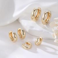 China Wholesale Custom Logo Hypoallergenic Brass 14K Gold Plated Star Earring Small Medium Large Size Huggie Hoops with Zircon Stones for sale