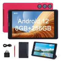 China C idea Android 8 Inch Tablet PC 256GB Large Capacity Storage 5MP+8MP Cameras 8000mAh Battery Life Reading CM835 Red for sale