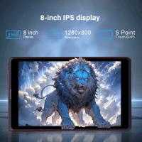 China C idea 8 inch Android 12 Tablet 8GB RAM 512GB ROM 8000mAh Battery 5+8MP Camera for Teens with SIM Support CM818-red for sale
