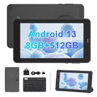 China C Idea 7 Inch Tab , 8GB RAM, 512GB Storage, SIM Slot, Android 13 Tablet PC for Students – CM518pro black for sale