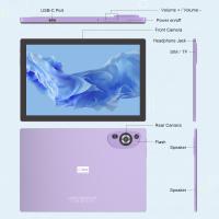China C Idea 10 inches 512GB Android 14 Educational Tablet for Students with SIM CM8200Plus Purple for sale