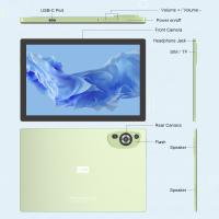 China C Idea WIFI Android 14 Touch Screen Tablets With Keyboard and Mouse CM8200plus Green for sale