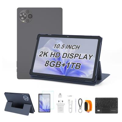 China C Idea 10.5 Inch Tablet PC 2K Screen Newest Android Tablet For Students Cm10500 Plus Grey for sale