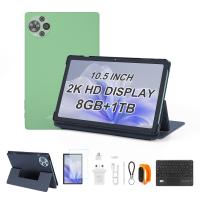 China C Idea Newest 10.5 Inch Android 14 Tablet PC 2k Touch Screen Tablet with SIM CM10500 Plus green for sale