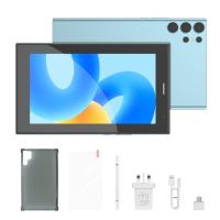 China C idea 7 inch Wifi Tablet with Case 8+256GB Storage Quad Core Processor 600x1024 IPS Touchscreen CM524 blue for sale