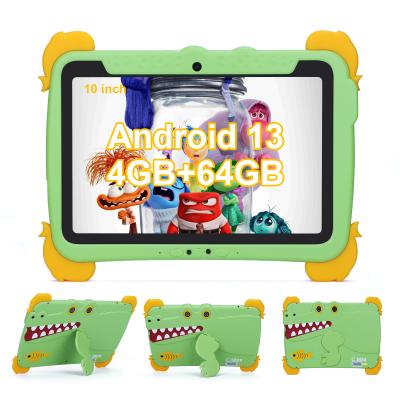 China C idea Kids Tab 10.1inch Android 13 Tablet for Child 4GB RAM 64GB ROM Eye Protection Touchscreen for kids 3-8 ages for sale