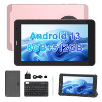 China C Idea 7 Inch Business Tablet PC Android 13 8GB RAM 512GB ROM Wi-Fi Dual Camera Capacitive Screen CM518 Pro (Pink) for sale