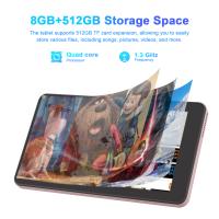 China C Idea 7 Inch Business Tablet PC Android 13 8GB RAM 512GB ROM Wi-Fi Dual Camera Capacitive Screen CM518 Pro (Pink) for sale