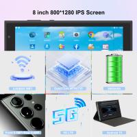 China C Idea CM824 Ultra 8-Inch Android 16 Business Tablet Quad-Core 8GB 512GB Storage FHD Touch Screen Dual Camera Tablet (Black) for sale
