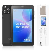 China C Idea OEM 7 Inch Tablet PC Android 15 8GB RAM 256GB Storage Dual Camera 5G WiFi With USB Type C Port (CM516-Black) for sale