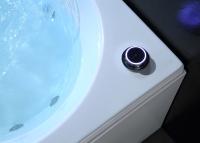 China Single Spa Bathtub with Double Waterfall Massage - 1800x850x670mm Size, 1.0HP Pump, 8 Side Jets for sale