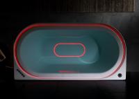 China 1700x850mm Massage Bathtub with 1.0HP Pump, 350W Overflow Recycled Water System and Bluetooth Music for sale