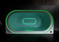 China 1700x850mm Massage Bathtub with 1.0HP Pump, 350W Overflow Recycled Water System and Bluetooth Music for sale