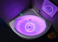 China 1550mm Outdoor Spa with 2.0 HP Circle Waterfall Massage System and 16 Adjustable Jets for sale